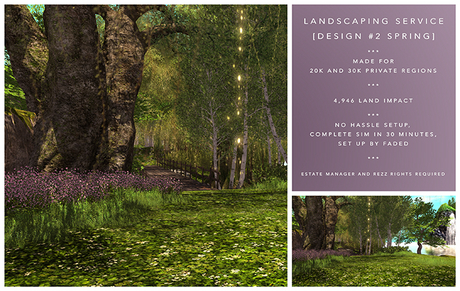 Second Life Marketplace - [F] Prefab Landscape 2 - Daffodil Lane (SPRING)